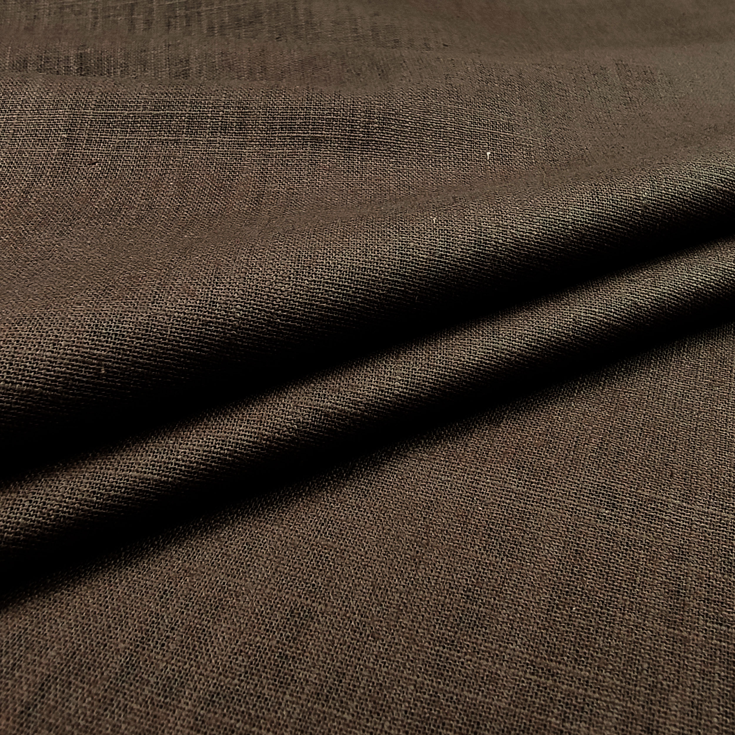 Unicolour Natural Linen Blend Fabric