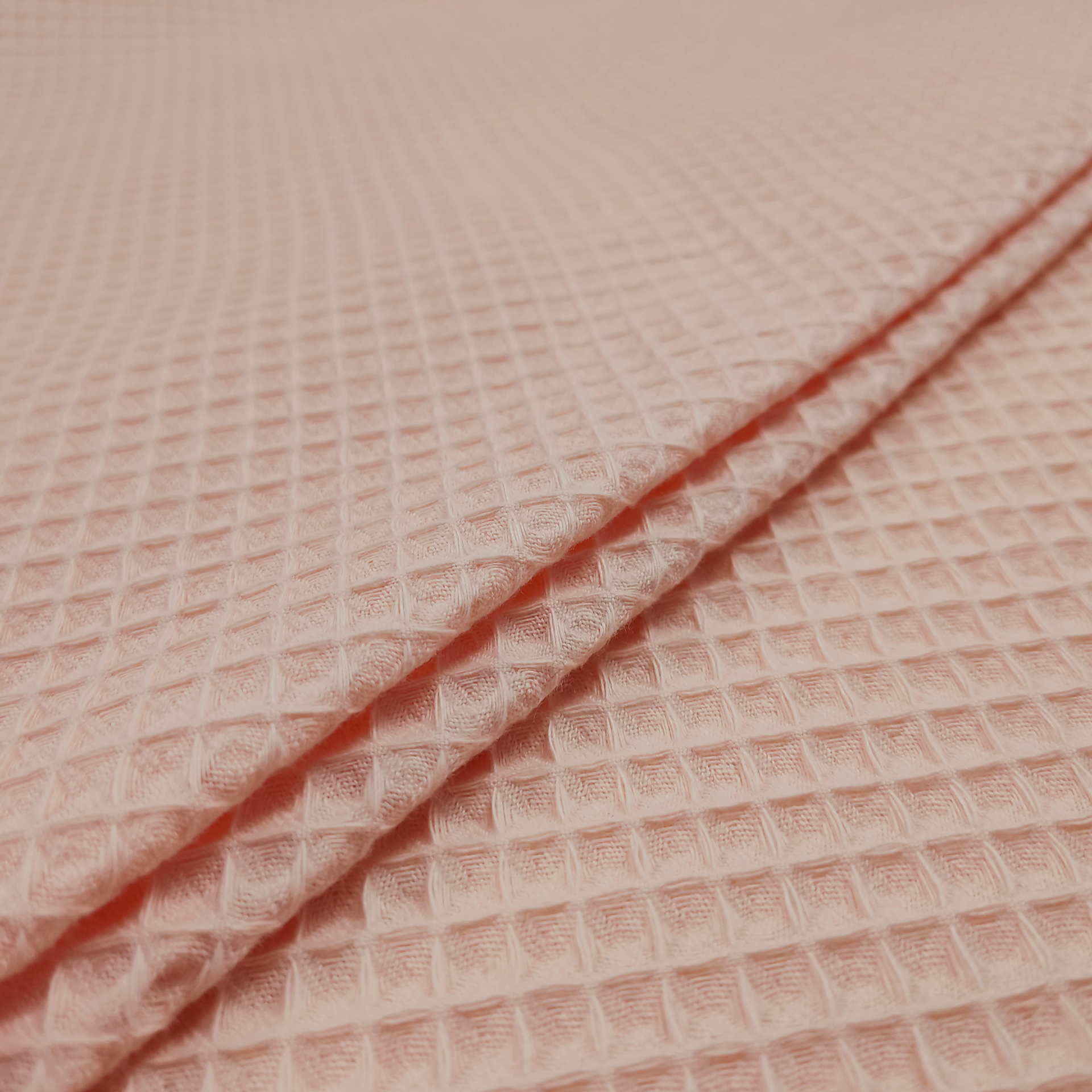 Pink Waffle Fabric