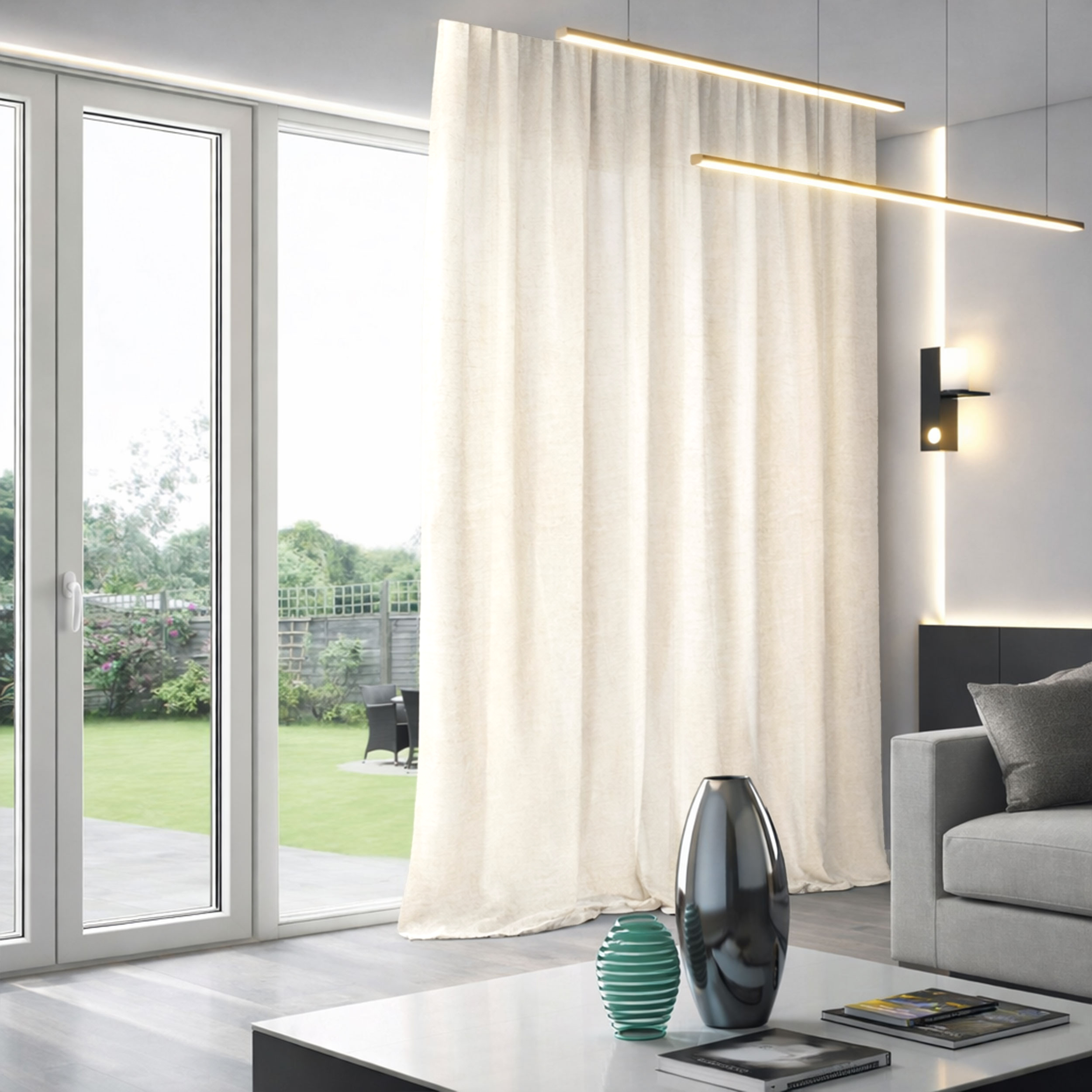 Curtain 100% Natural Wrinkled Linen | Panini