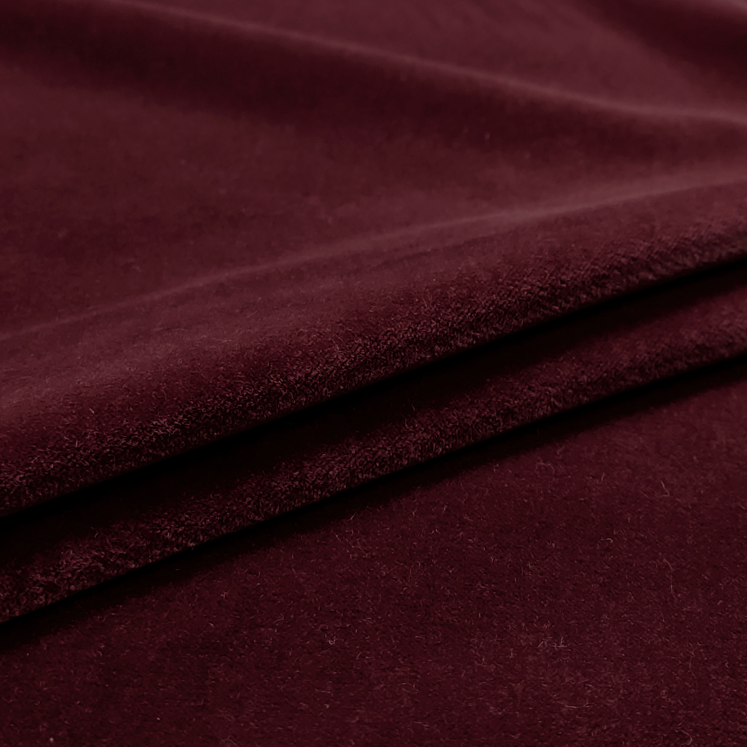 Dark Bordeaux Cotton Velvet Clothing