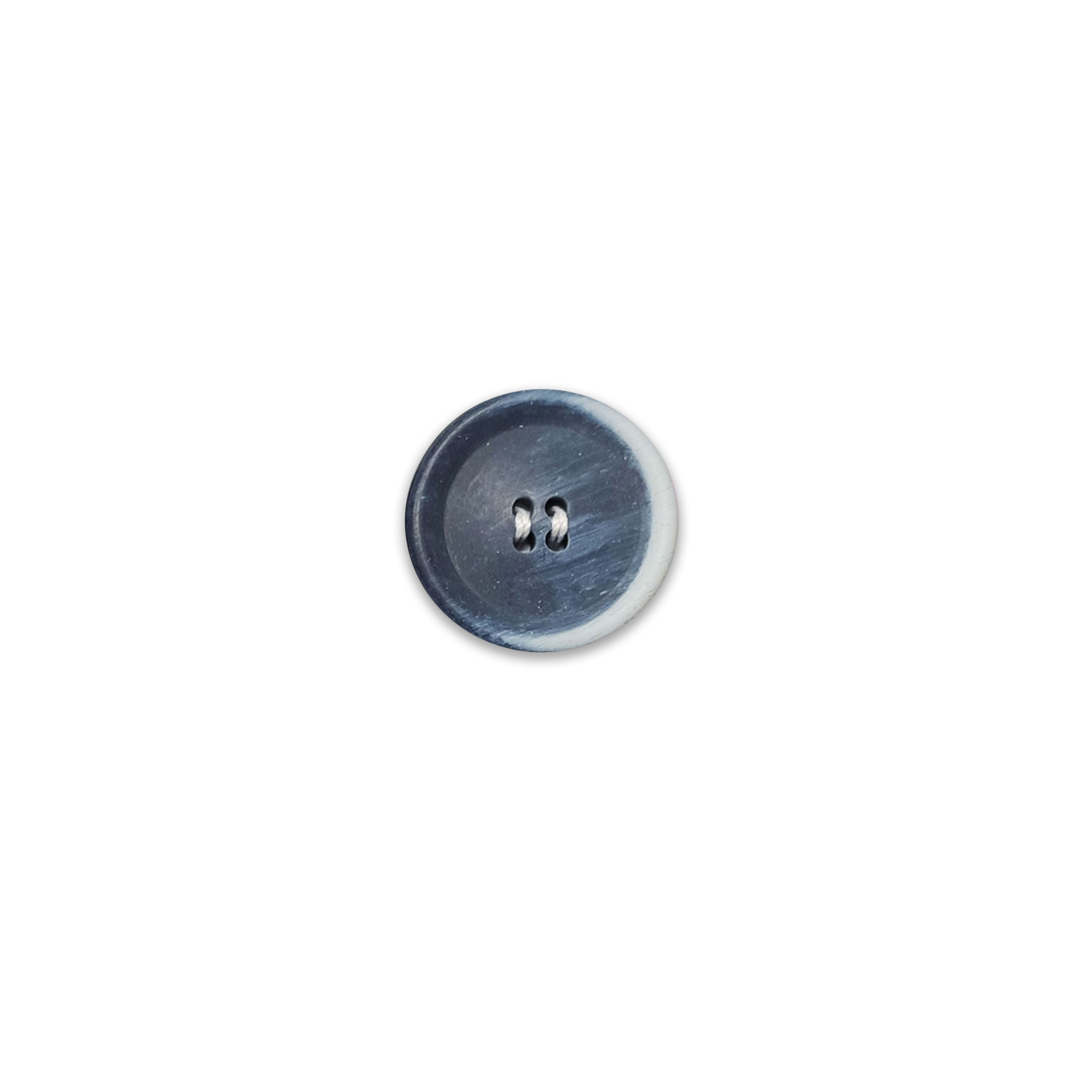 Melange Blue Opaque Button Line 36