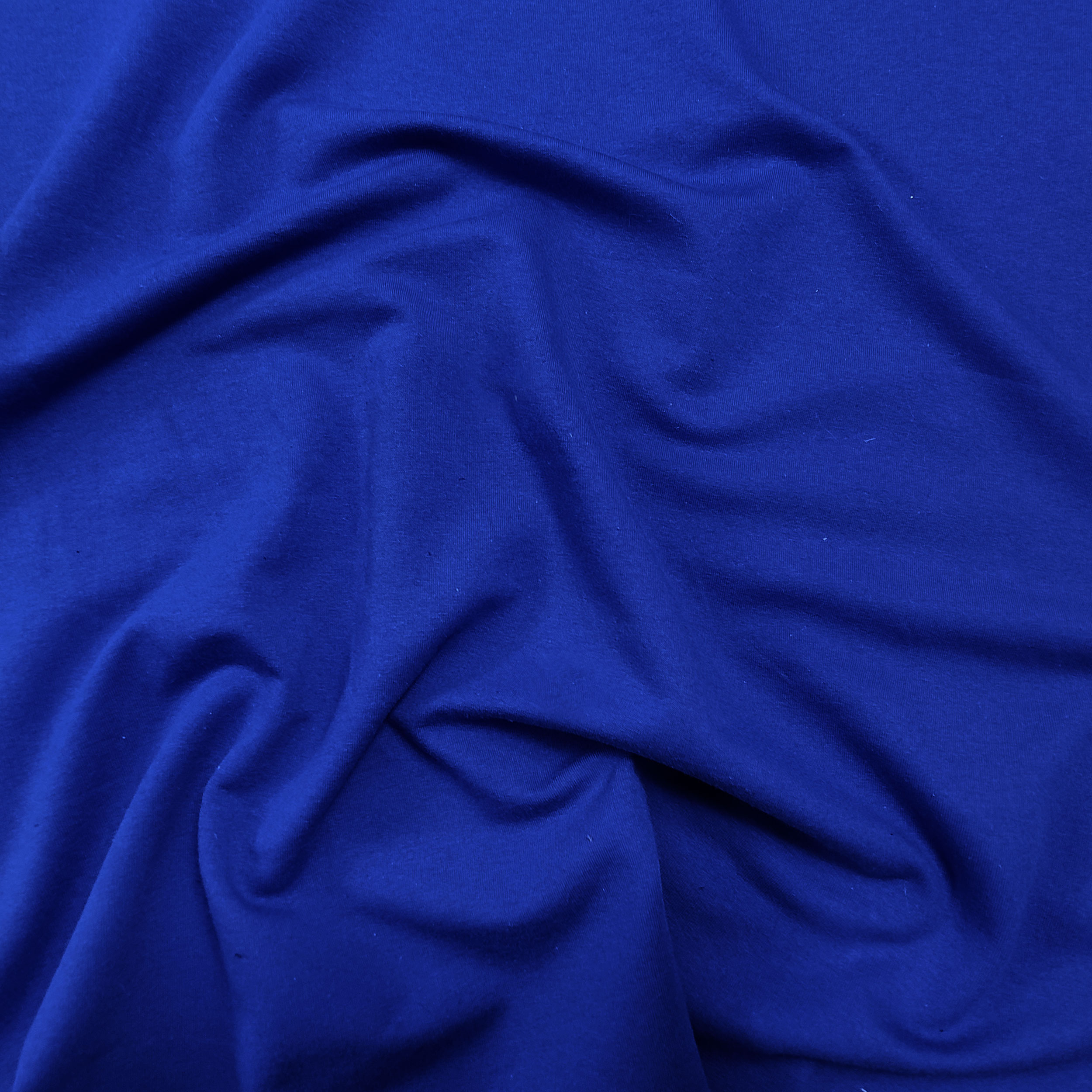 Electric Blue Plain Winter Sweatshirt