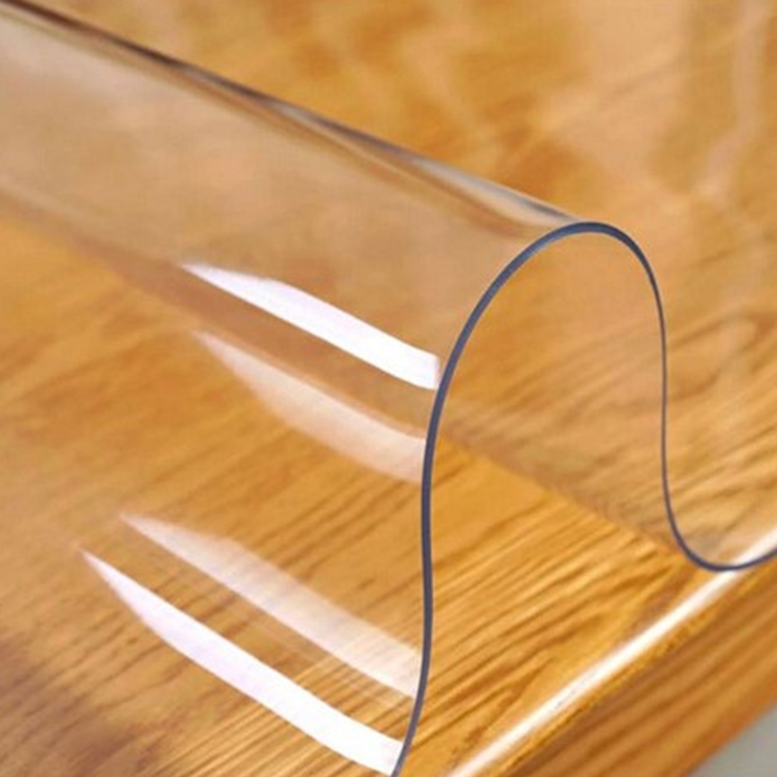 Transparent Plastic Table Cover