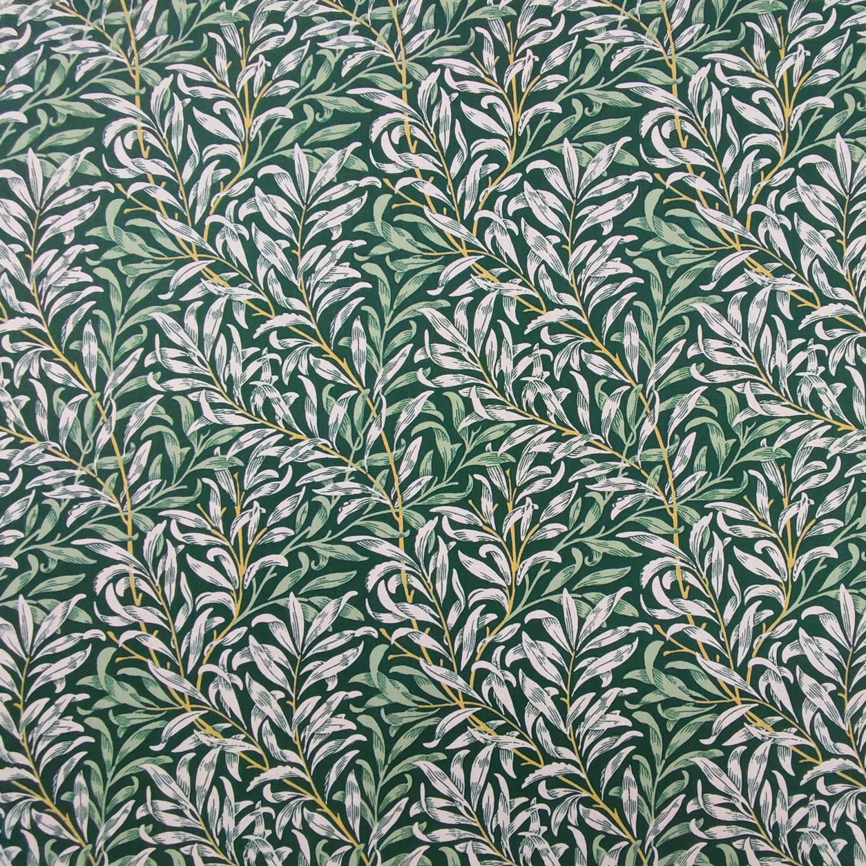 Panama Fabric Fabrics Mixed Cotton Leaves Background Green | Panini Fabrics
