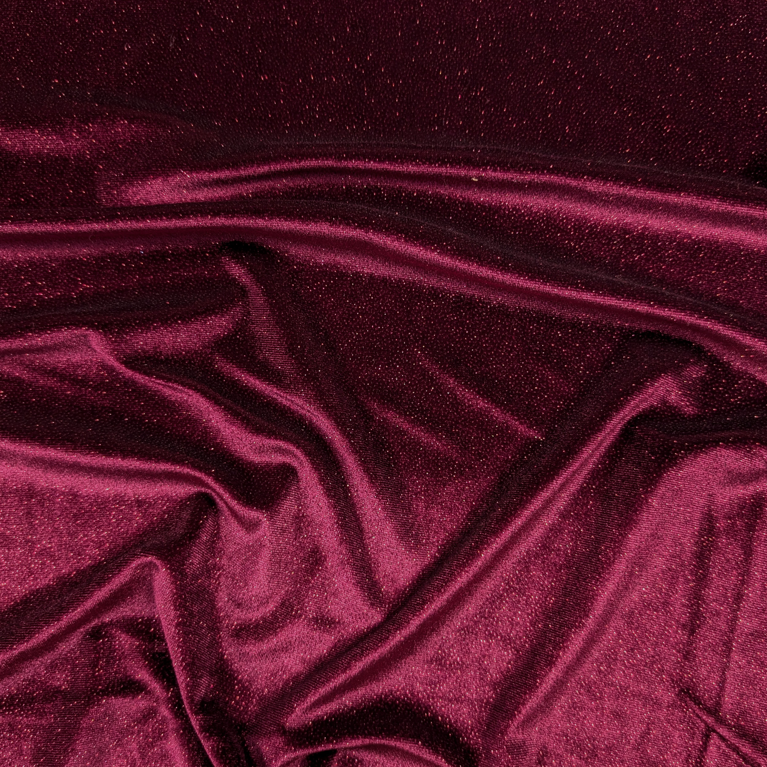 Bordeaux velvet with rhinestones | Panini