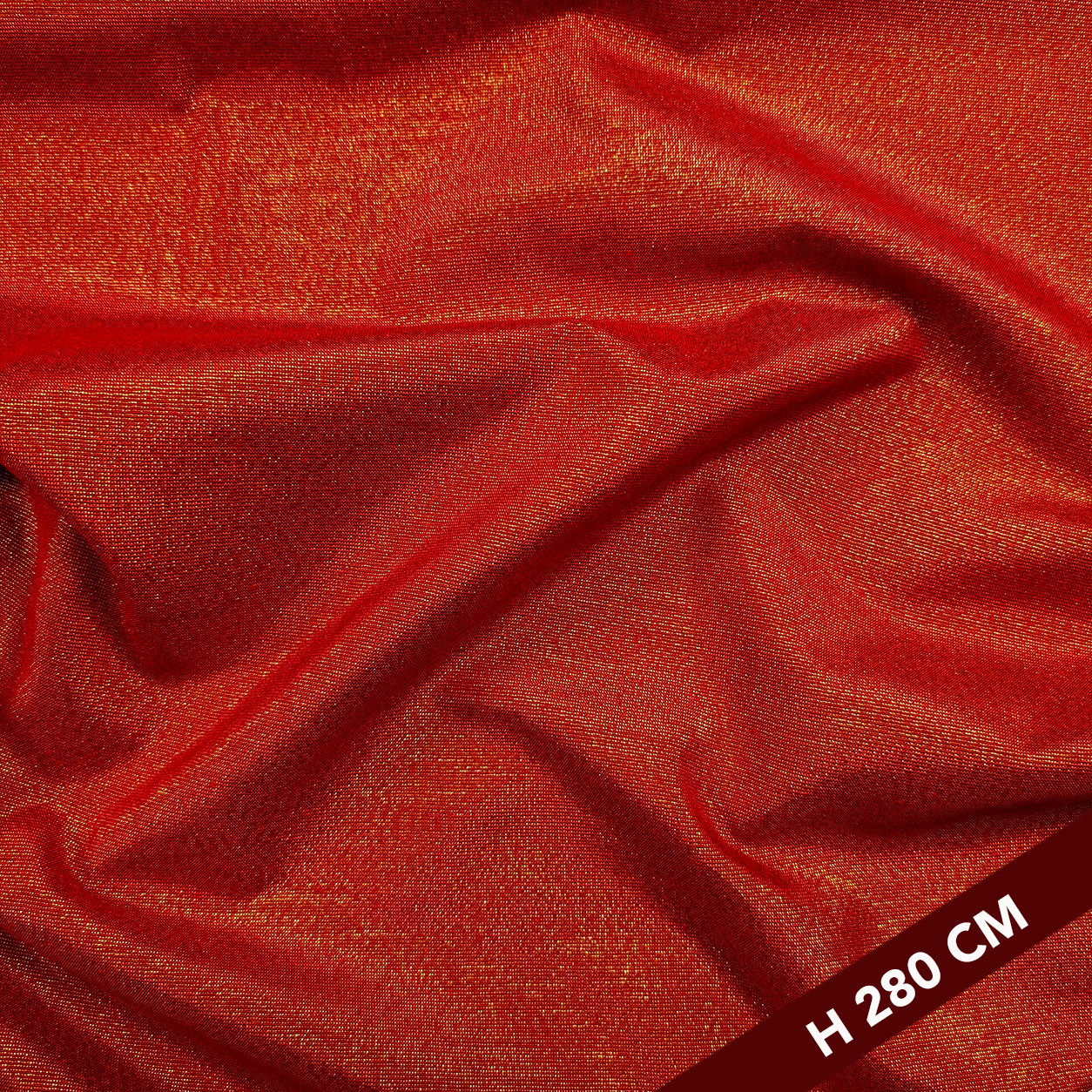 Panama Fabric Lurex Red | Panini