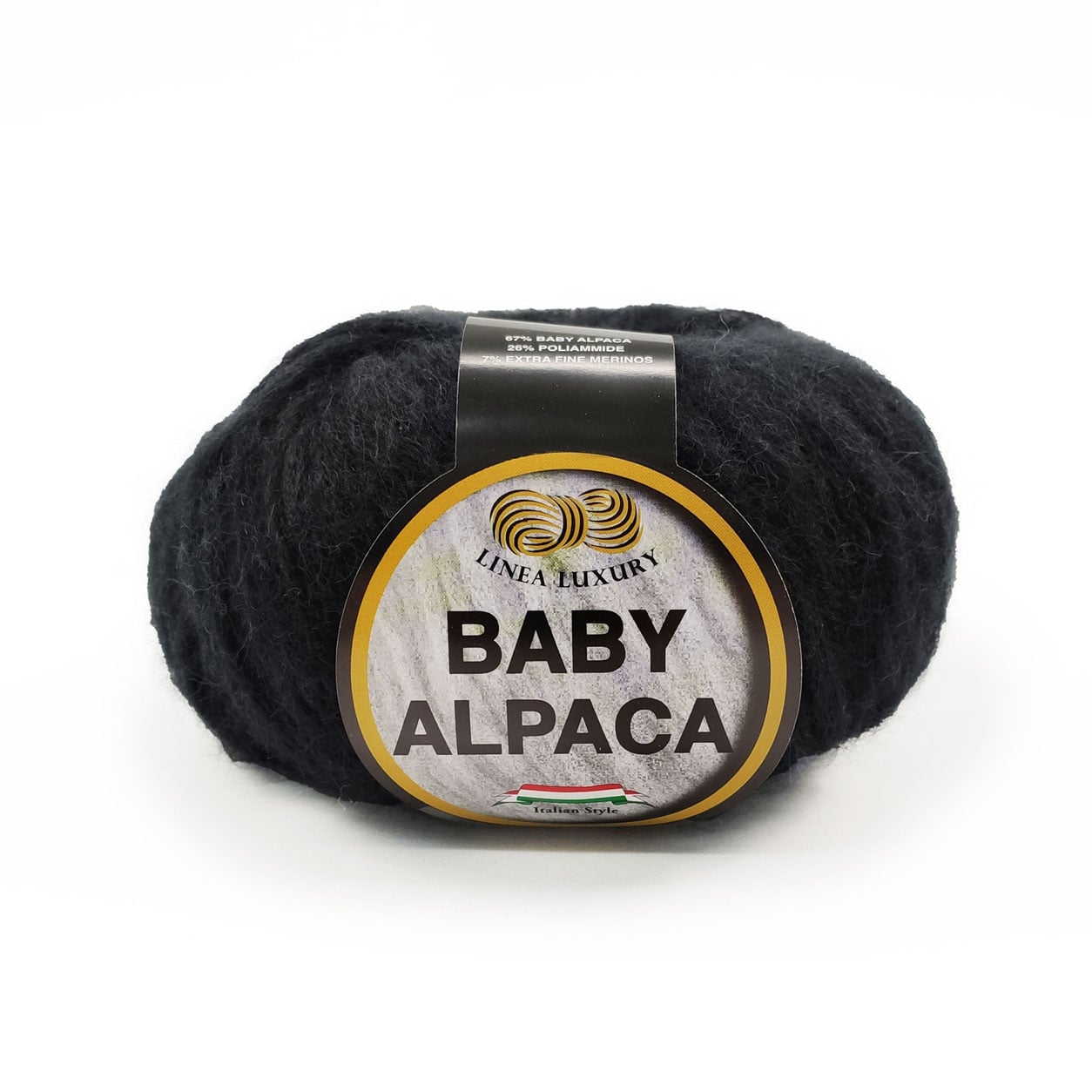 Baby Alpaca Black Wool | Panini