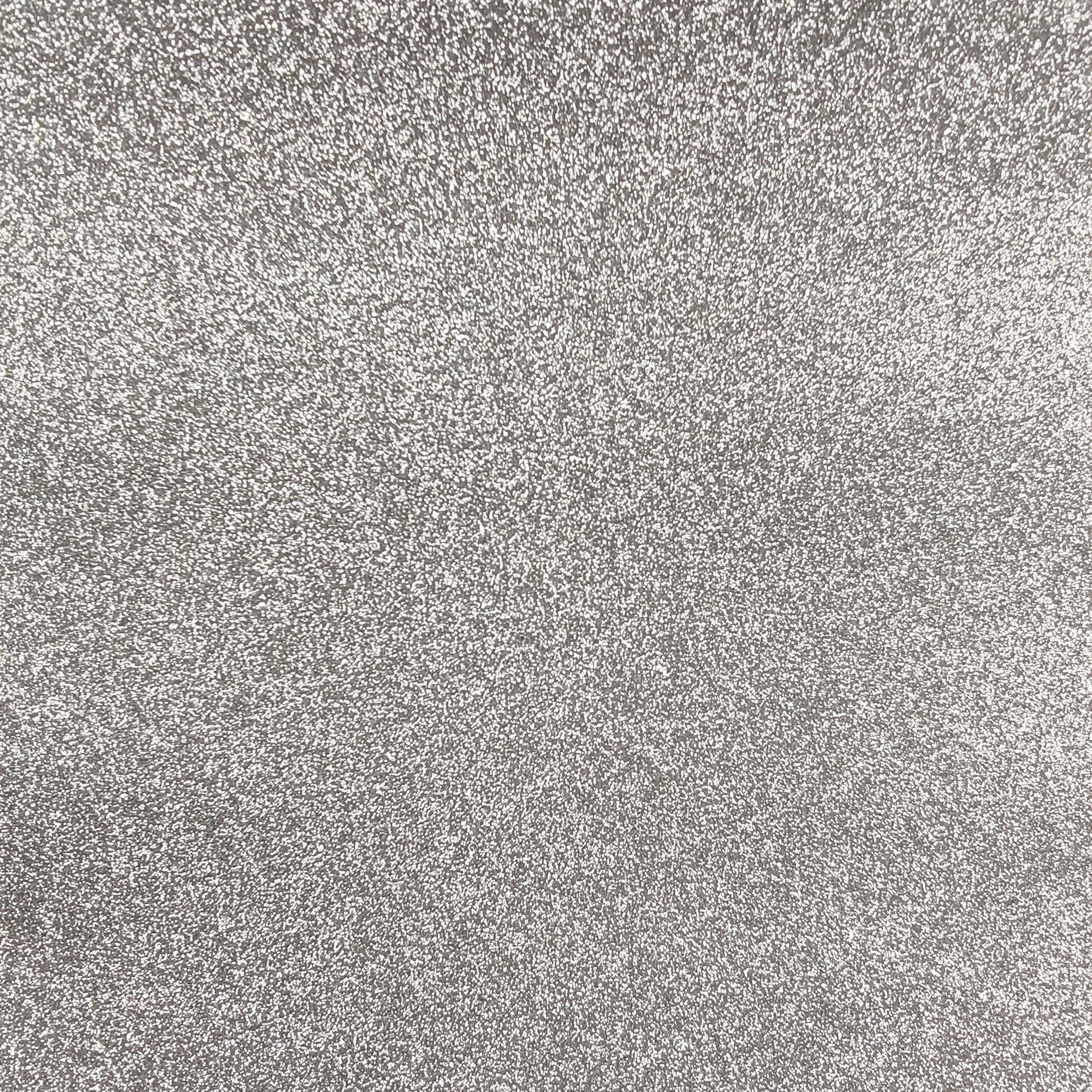 Carta Adesiva Glitterata in Tinta Unita Argento