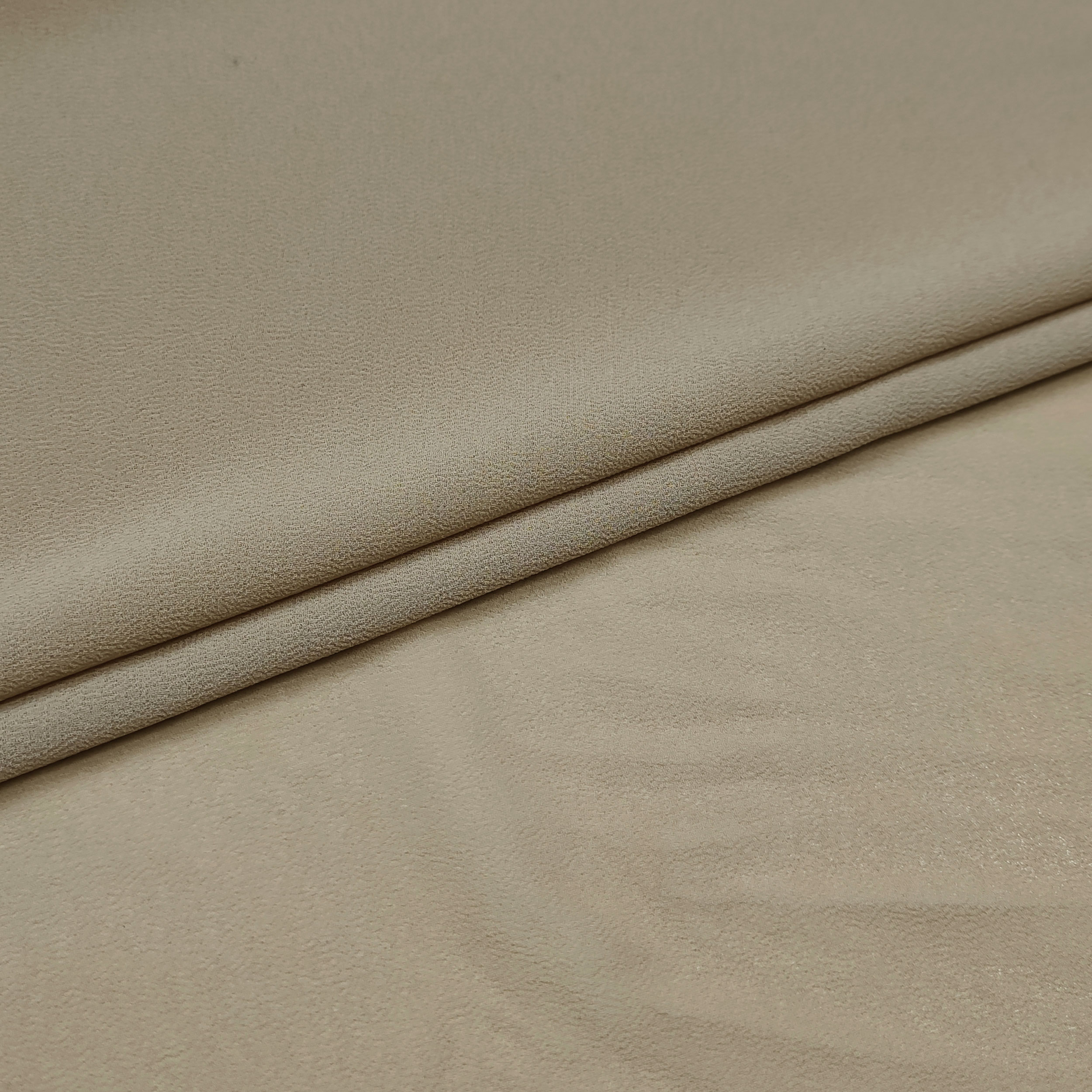 Beige Georgette Fabric