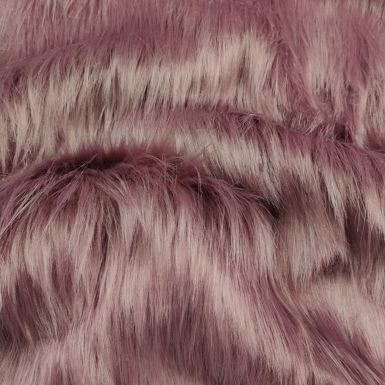 Tela de pelo largo suave rosa antiguo | Panini Fabrics