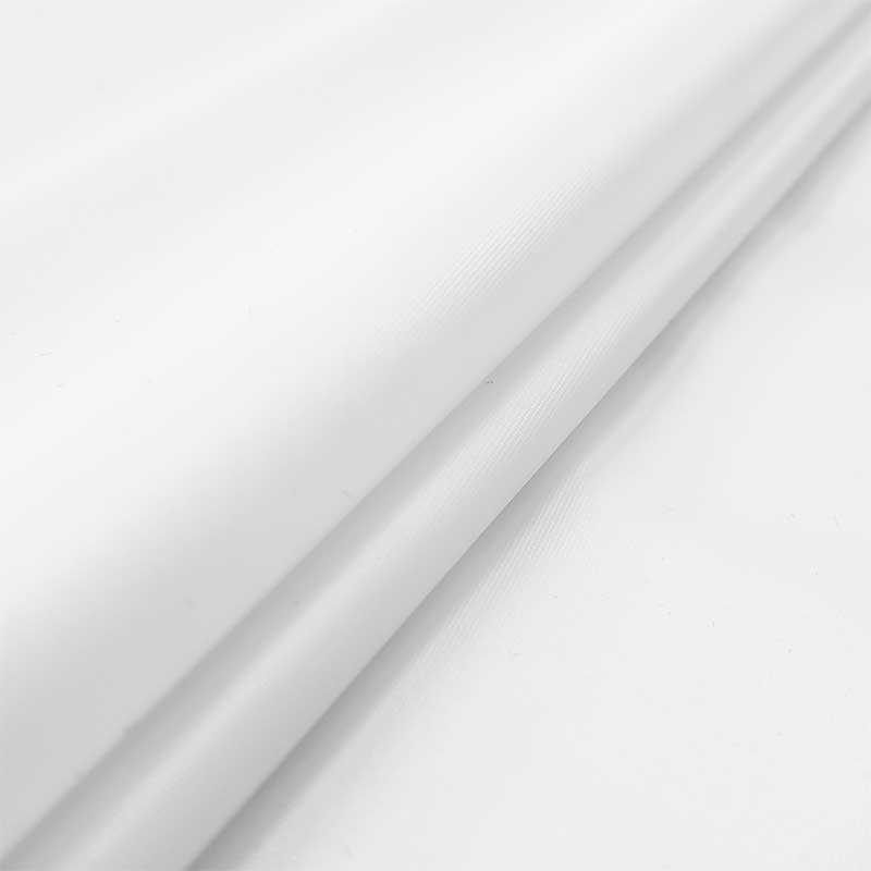 White Vinyl Fabric for Tablecloths