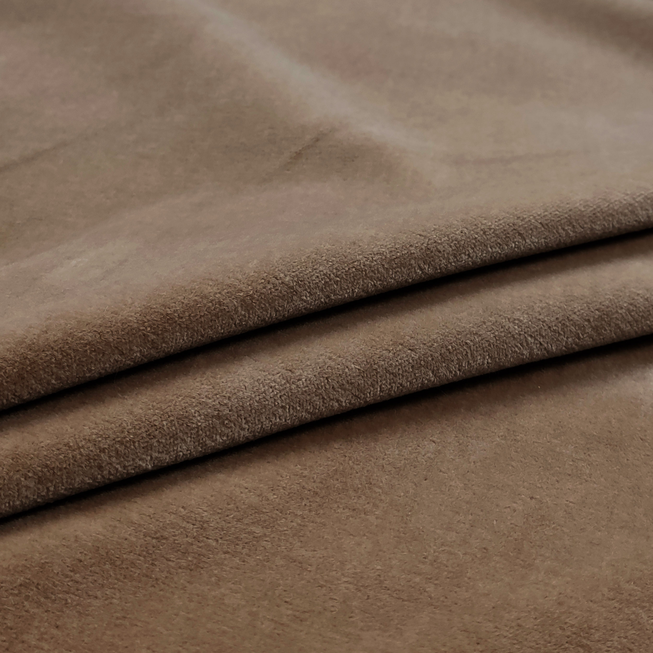 Premium Quality Beige 100% Cotton Velvet Fabric