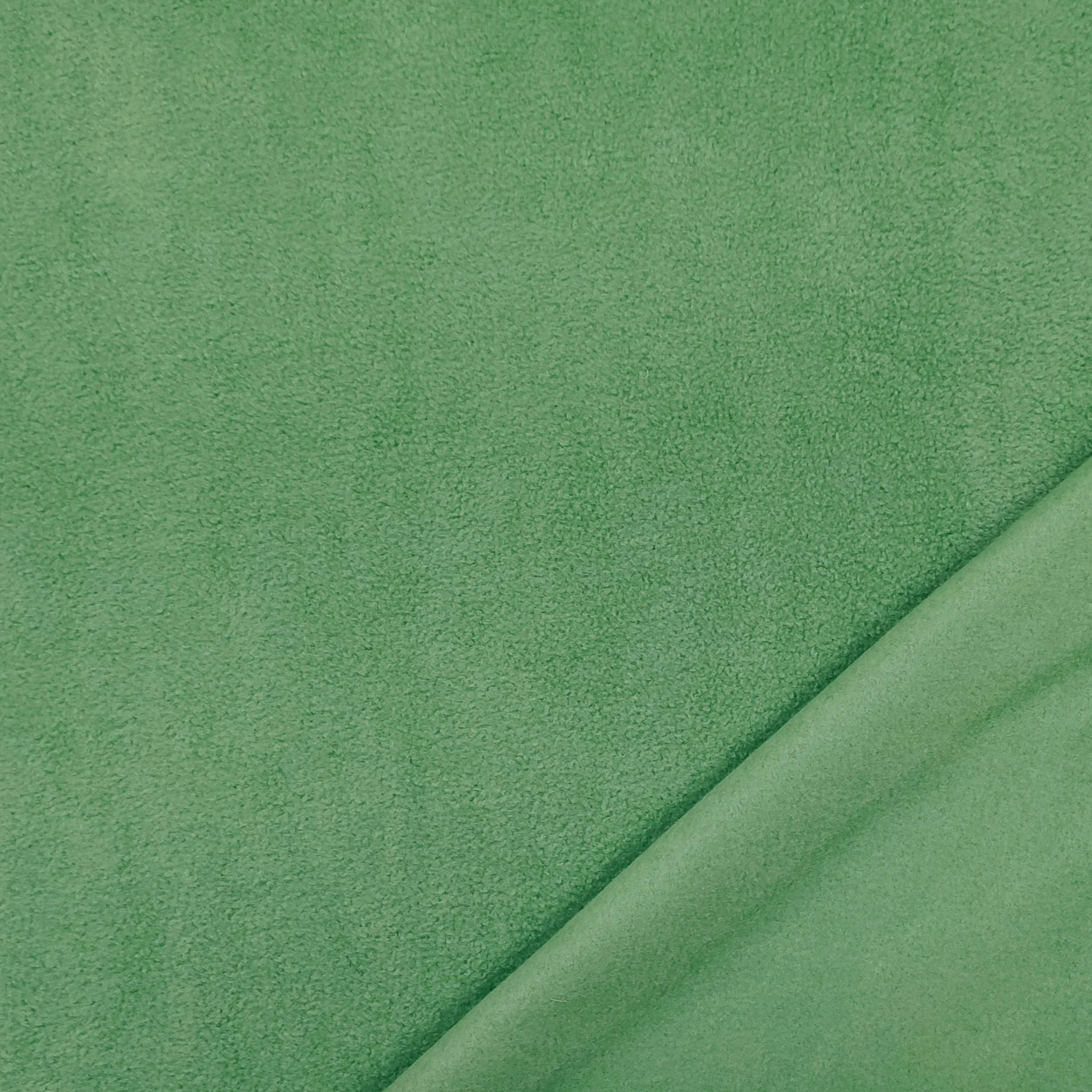 Ritaglio Tessuto Pile in Verde Oliva 50x150 cm