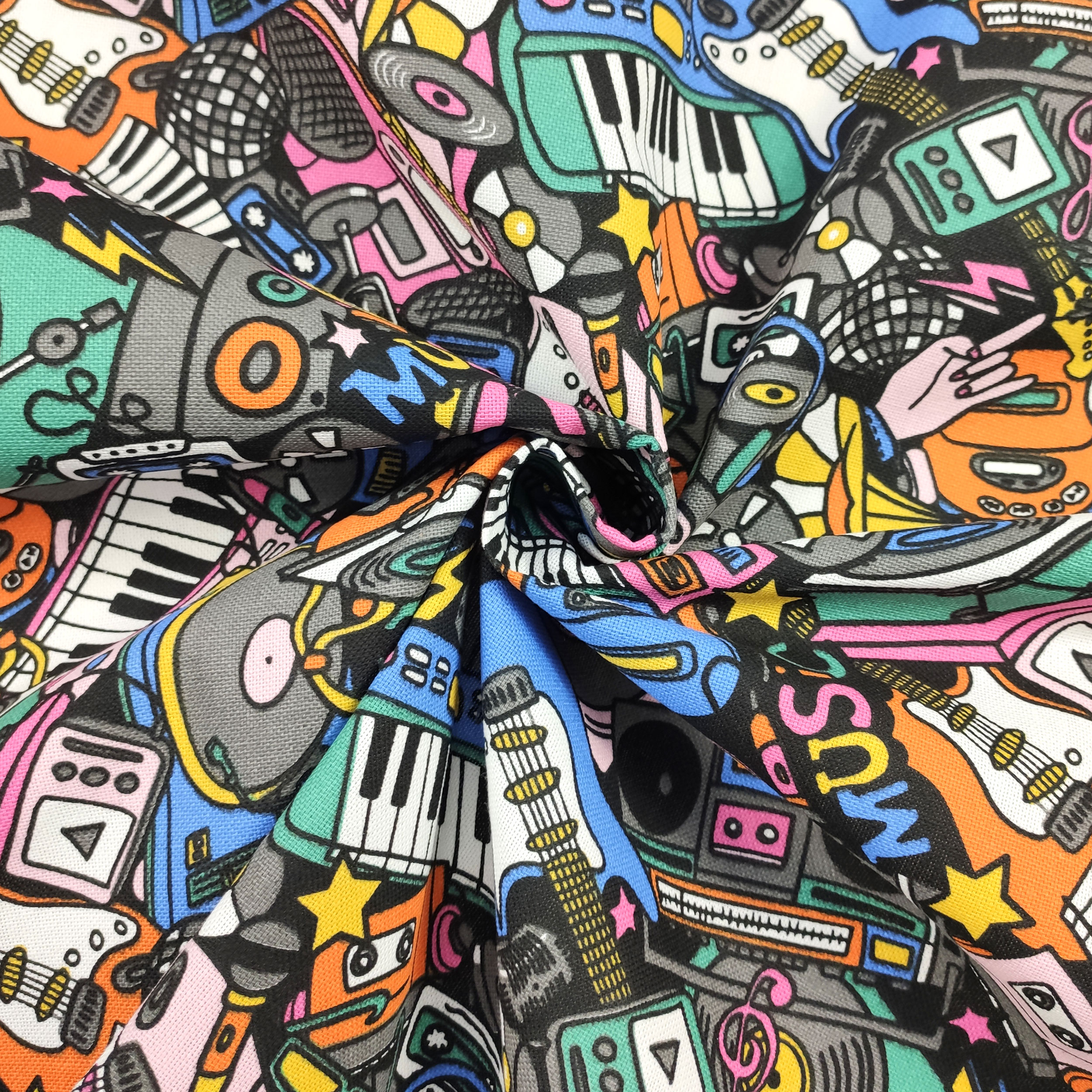 Panama Rock Music | Panini fabric