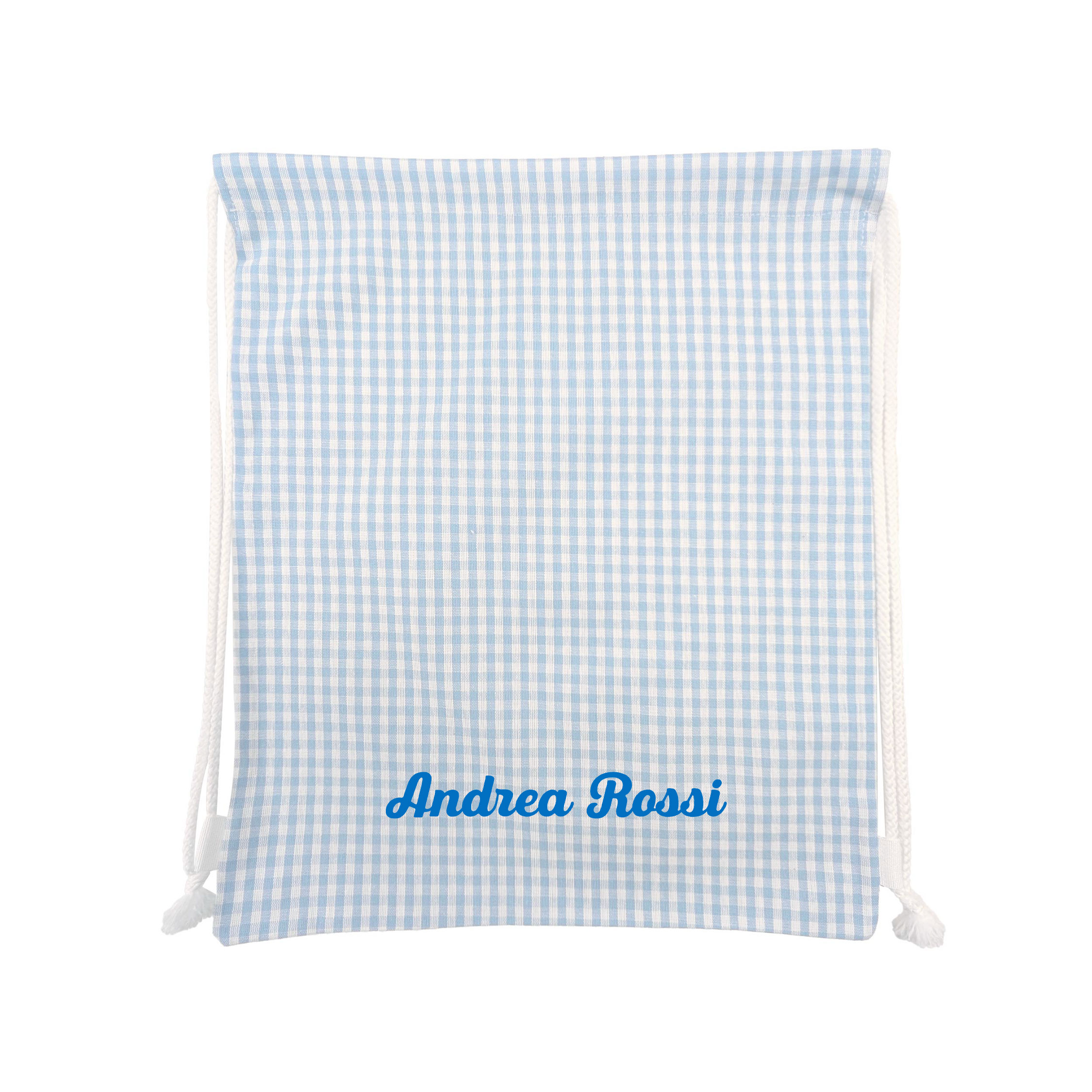 Broderie Prénom + Nom de famille Jardin d'enfants Sac à dos Square Dyed ...