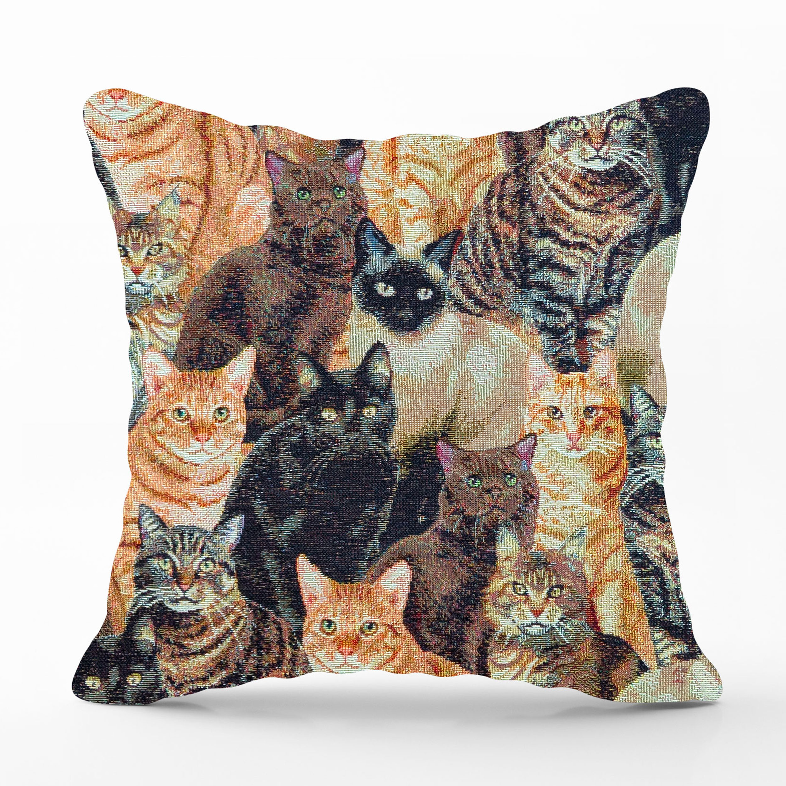 Pillowcase 40x40 cm Gobelin Cats Fantasy