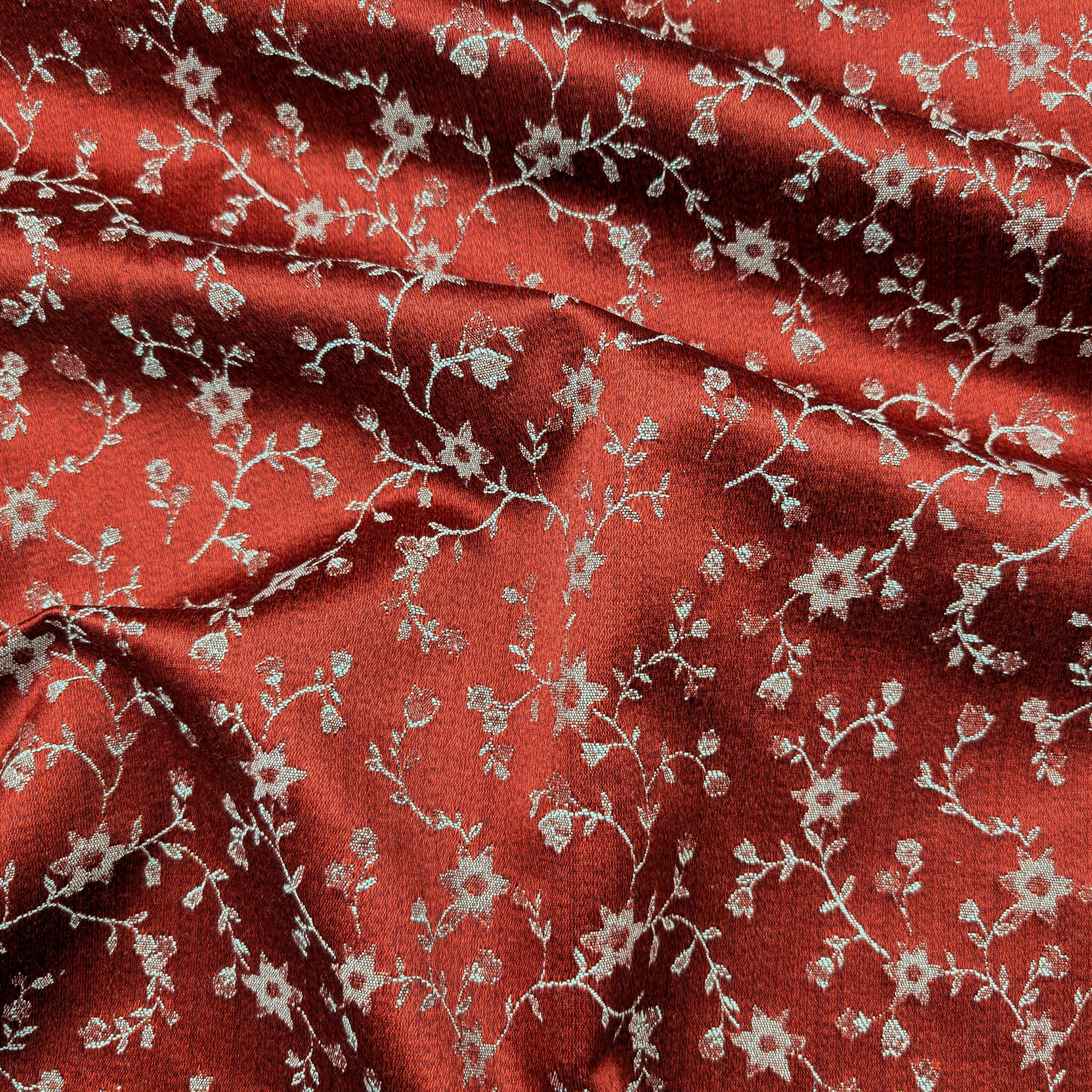Red Jacquard Furniture with Flowers | Panini