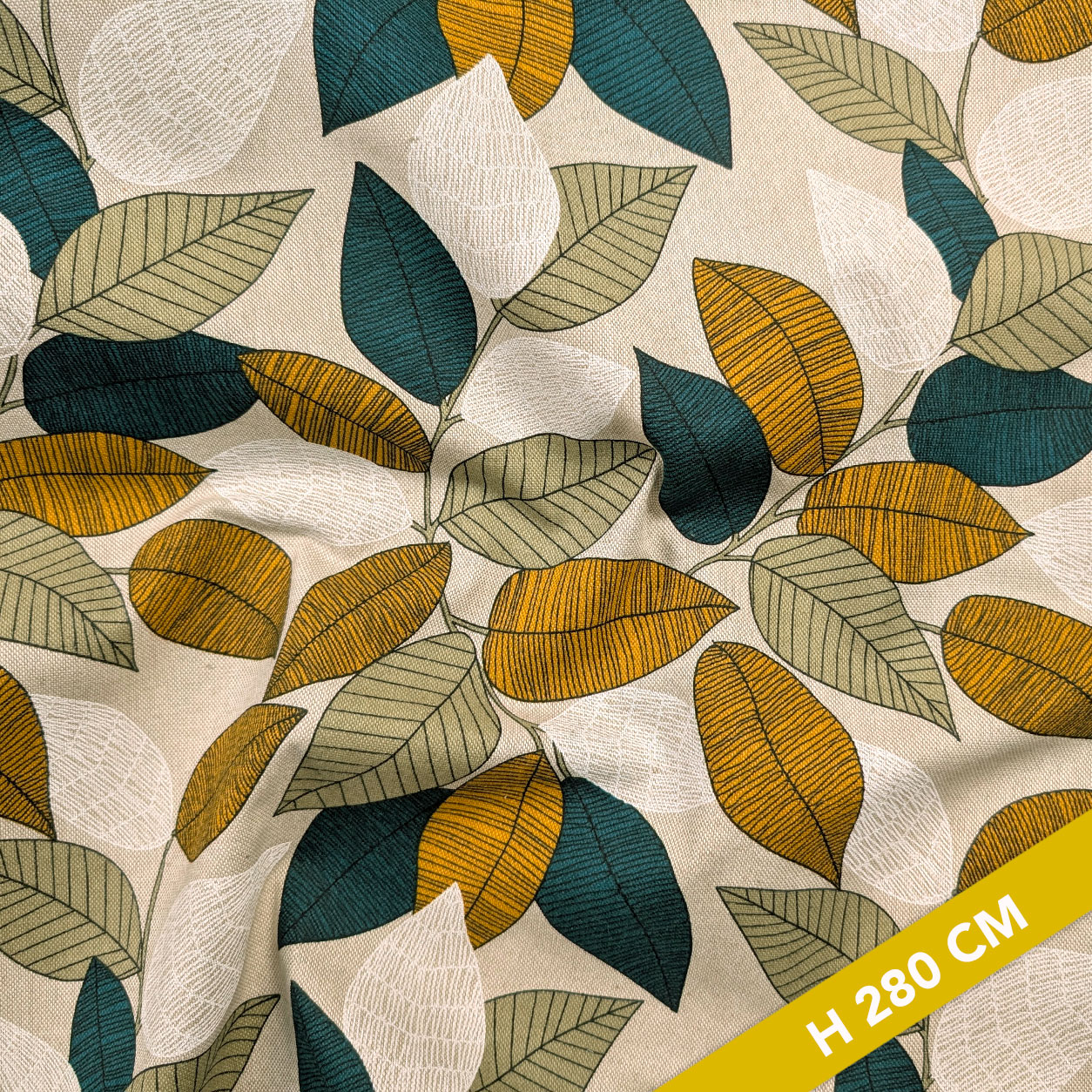 Panama Decor Autumn Leaves Tones of Green