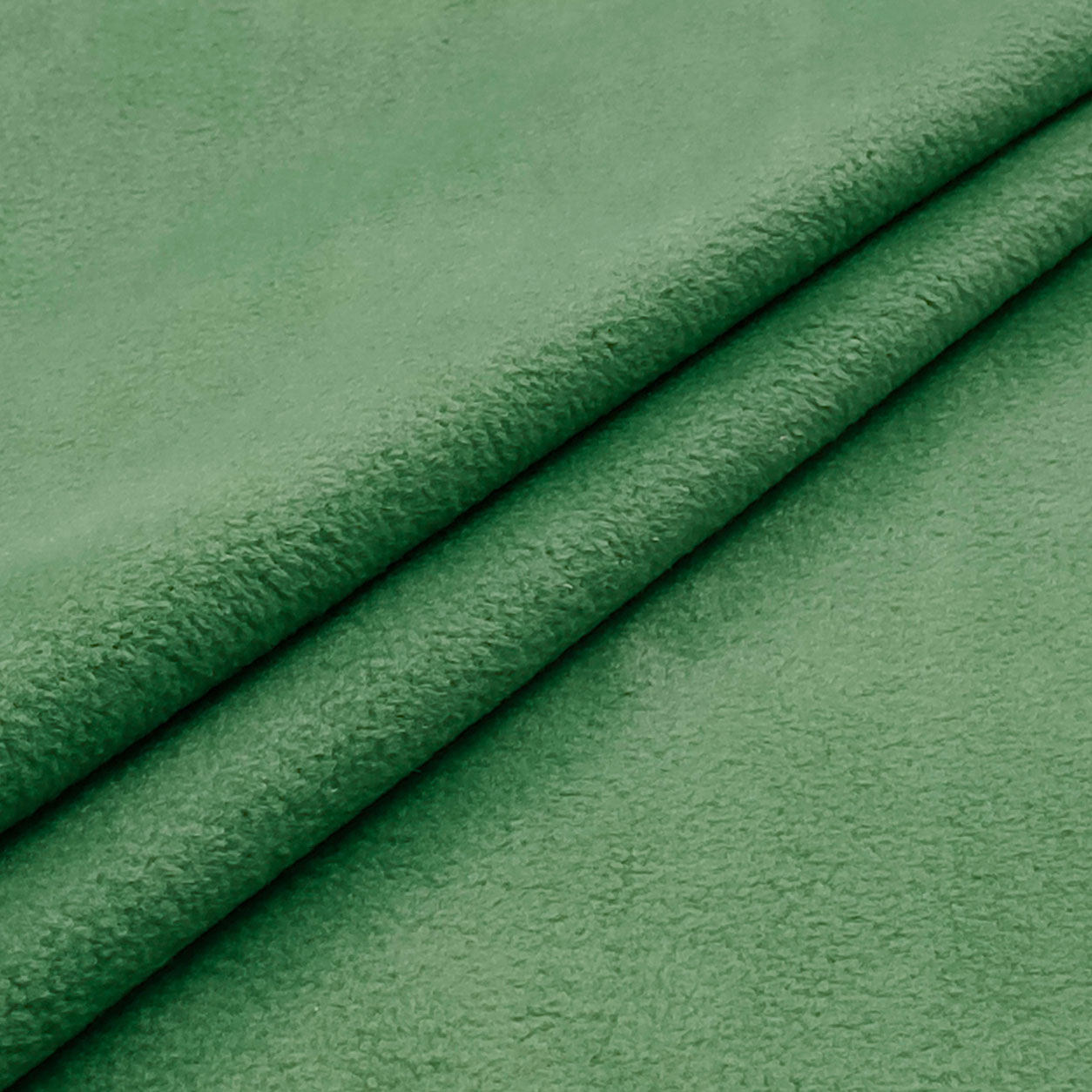 Ritaglio Tessuto Pile in Verde Oliva 50x150 cm