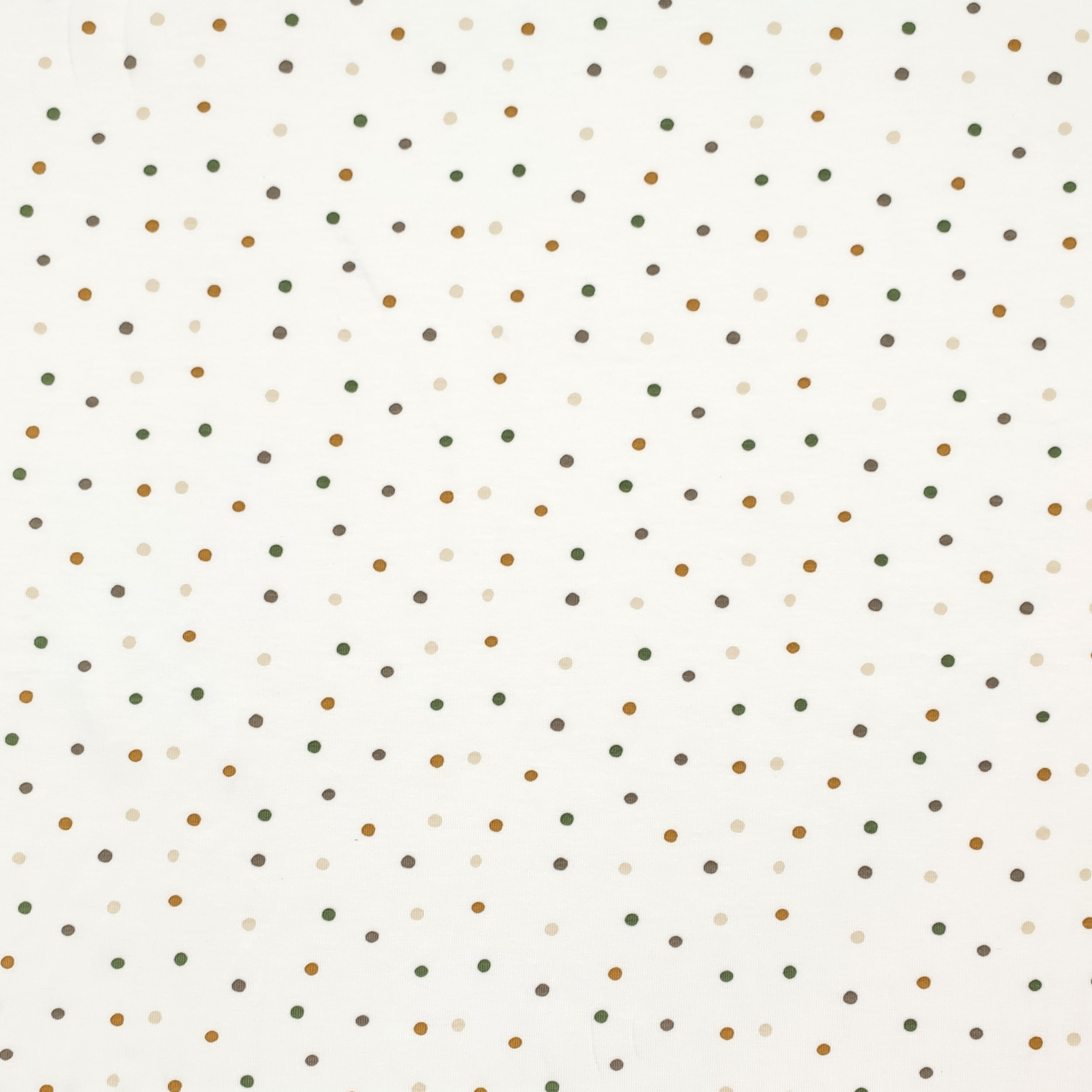 Multicolor Dots Jersey Cotton Fabric