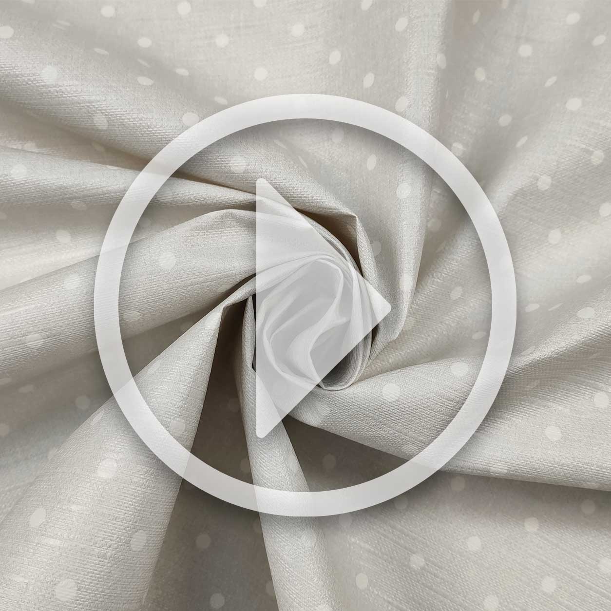 Tovaglia Plastificata Pois Sfondo Grigio | Panini