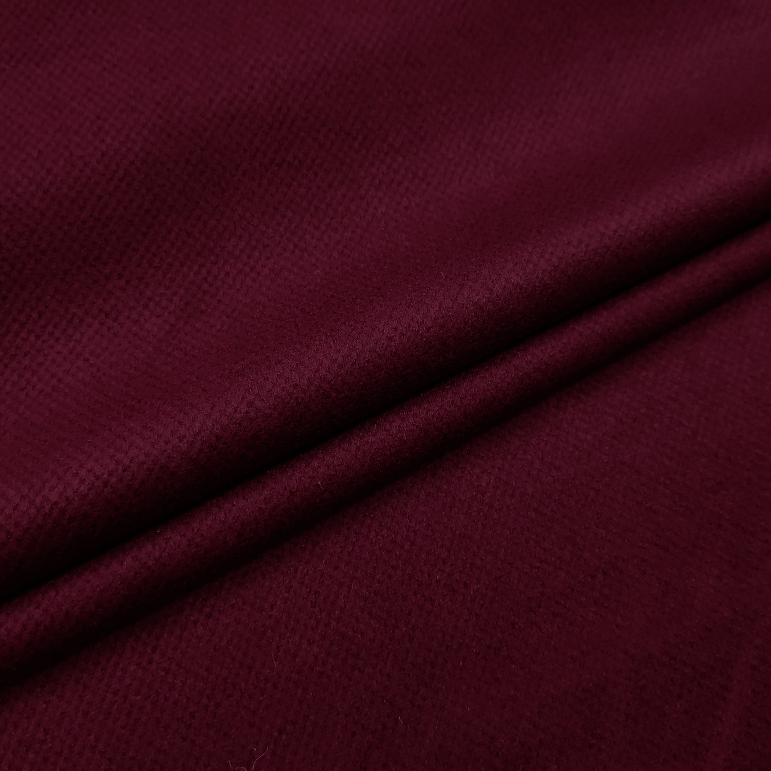 Burgundy Coating Plain Fabric | Panini Tessuti