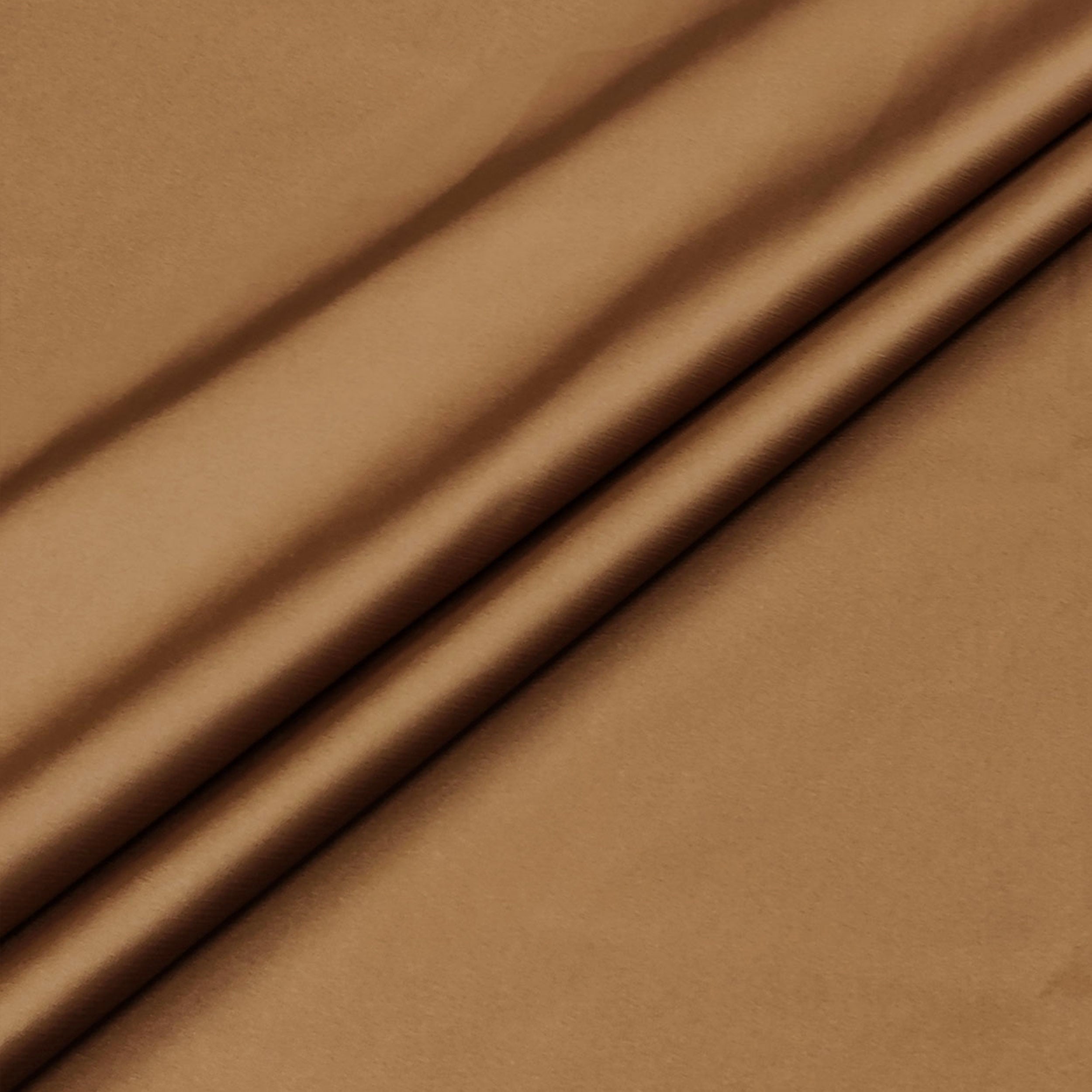 Silk-effect Elastic Satin Razor Terra