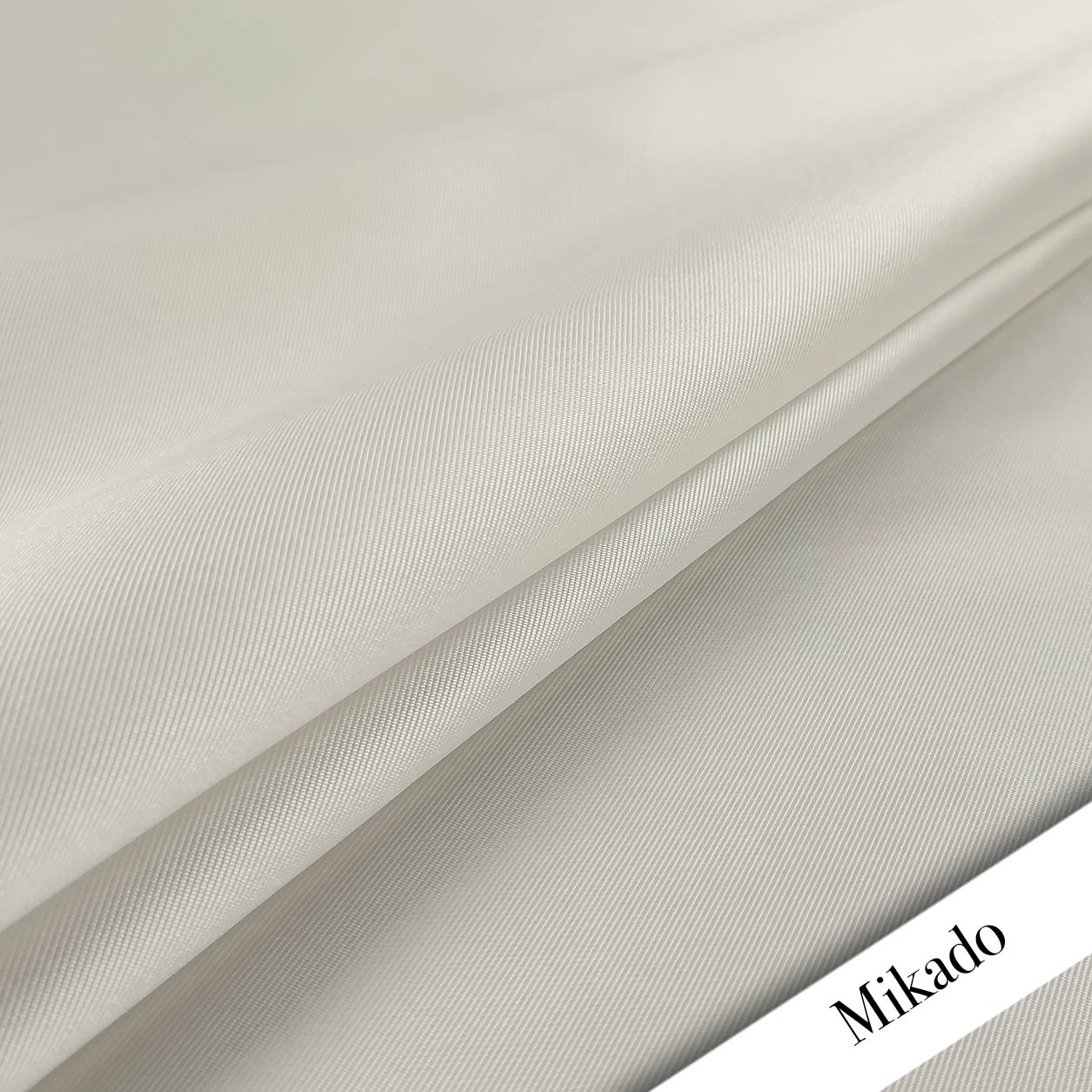 Bridal White Mikado Fabric