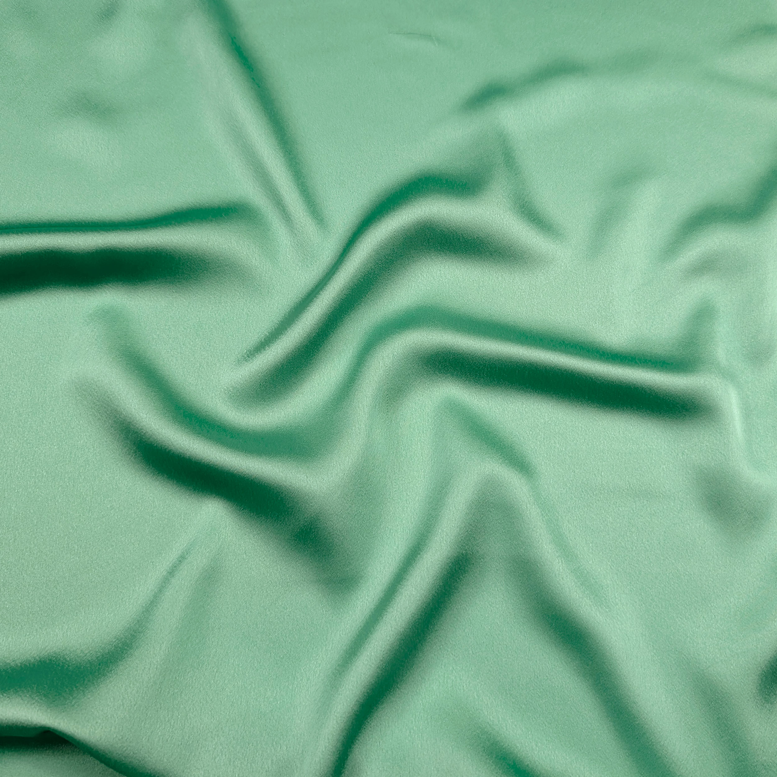 Mint Green Stretch Satin | Panini
